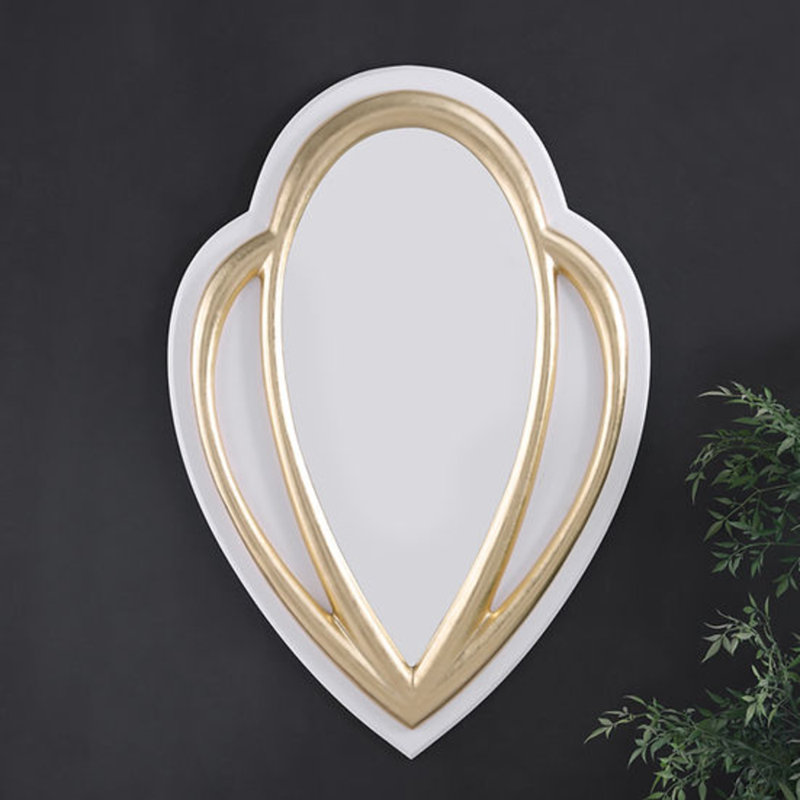 Eve Furniture Aster White Gold Console Table | Wayfair